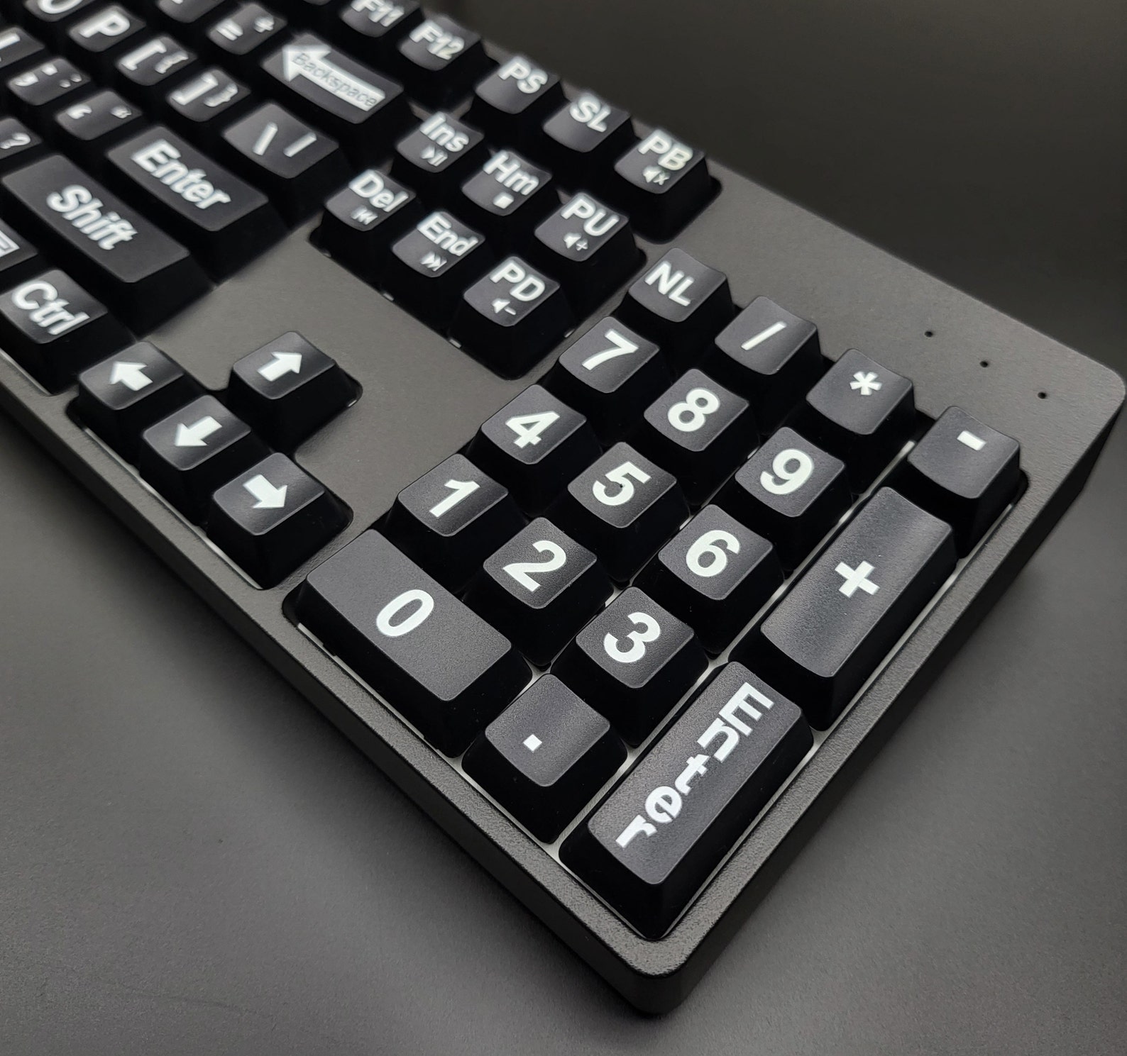 Custom Large Printed Mechanical Keyboard | Low Vision Mechanical ...