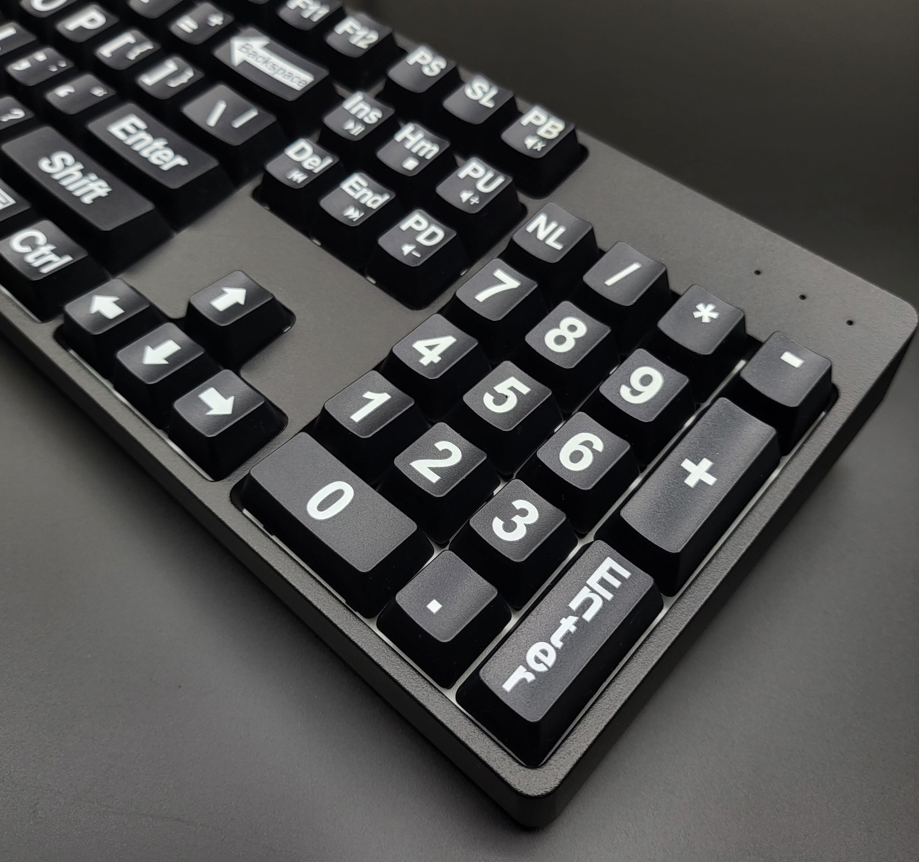 Custom Large Printed Mechanical Keyboard | Low Vision Mechanical ...