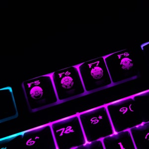 Halo Theme Backlit Keycap Set | Mechanical Keyboard Keycap Set for ...
