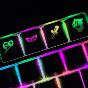 Persona5 Characters Backlit Keycaps Pack - Etsy