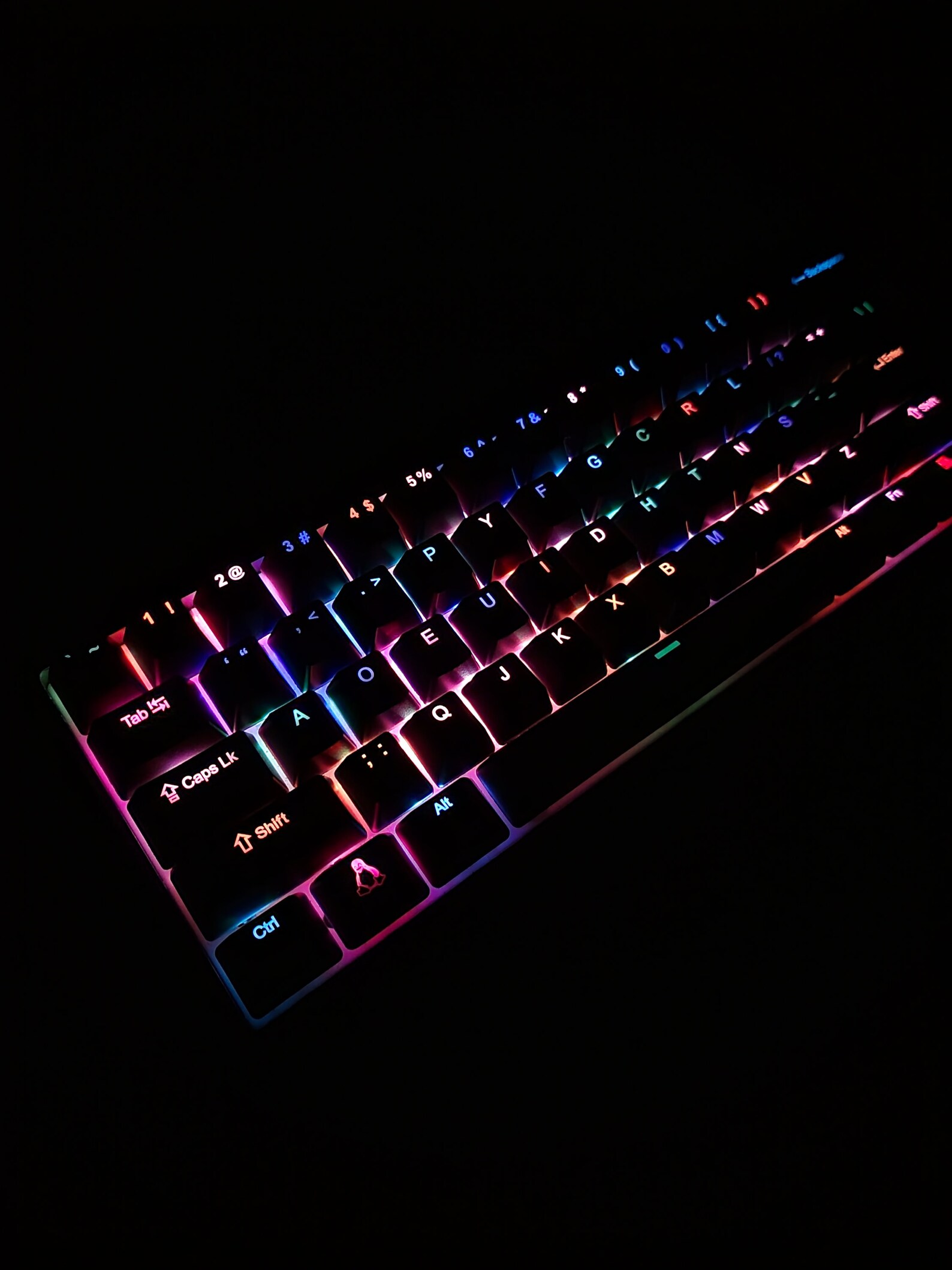 Dvorak Layout Backlit Keycap Set: RGB Mechanical Keyboard - Etsy