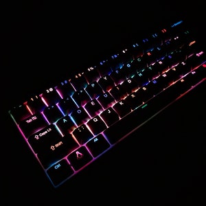 Dvorak Layout Backlit Keycap Set: RGB Mechanical Keyboard - Etsy