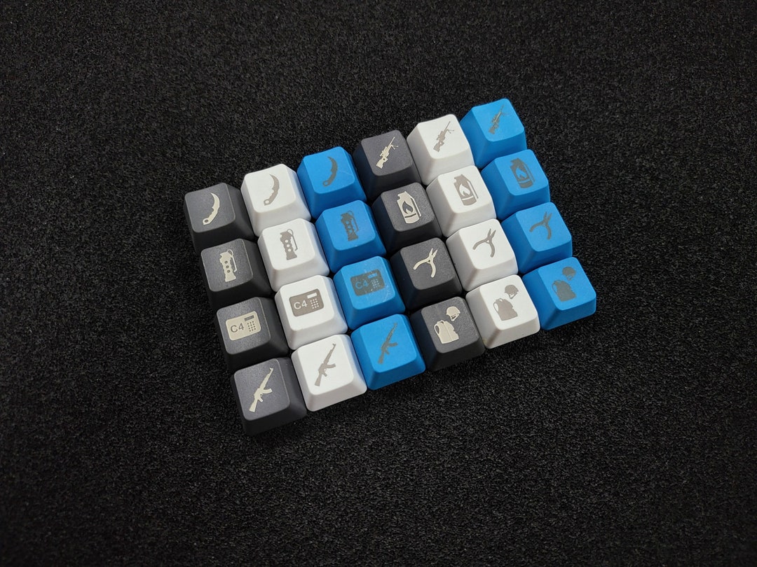 Custom Shooting Game Weapon Keycaps | CSGO Keycap | COD Keycap | FPS ...