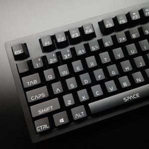 Nasa Font South-facing Legends Backlit Keycap Set-nasalization Font ...