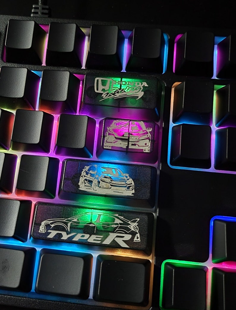 Honda Civic Type R FK8 Theme Black Color Clear Translucent - Etsy