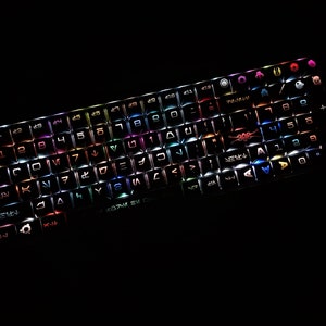 Starwars Aurebesh Theme Backlit Keycap Set | Artisan Keycap Set ...