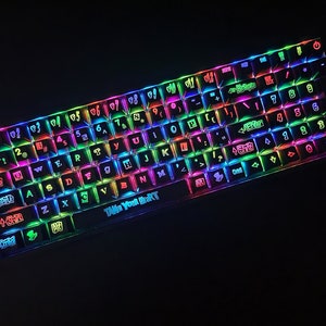 Persona5 Anime Theme Backlit Keycap Set | Anime Keycap Set | Mechanical ...