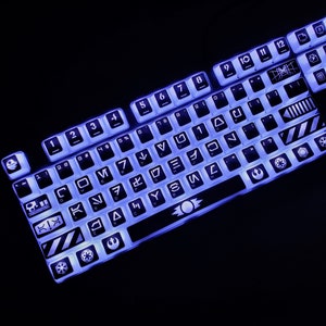 Custom Aurebesh Star Wars Pudding Keycap Set: Mechanical Keyboard - Etsy
