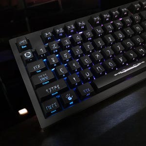 Daedric Font South-facing Legends Backlit Keycap Set | Keychron Backlit ...