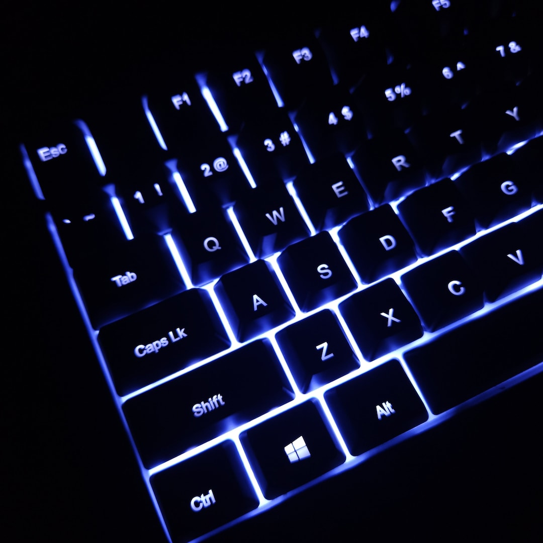 South Side Facing Backlit Keycap Set Arial Font - Etsy