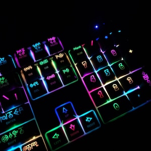 Complete Pokemon Unown Backlit Keycap Set | Full 104 / 105 Key OEM ...