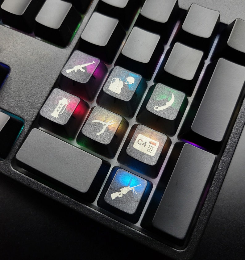 Custom Shooting Game Weapon Keycap | CSGO Keycaps | COD Keycaps ...