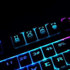 Halo Theme Backlit Keycap Set | Mechanical Keyboard Keycap Set for ...