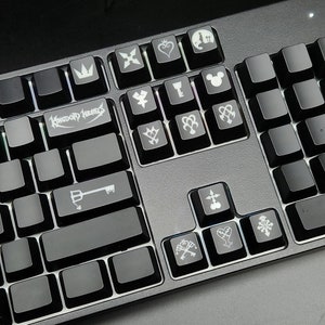 Kingdom Hearts Backlit Keycaps | Set of 16 Keycaps | Mechanical ...