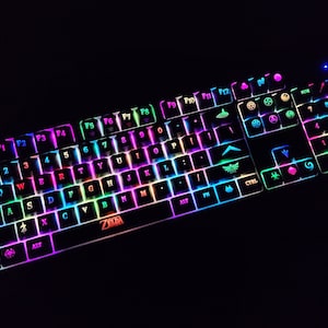 The Legend of Zelda Theme Backlit Keycap Set | Mechanical Keyboard ...