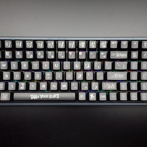 Persona5 Anime Theme Backlit Keycap Set | Anime Keycap Set | Mechanical ...