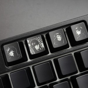 Persona5 Characters Backlit Keycaps Pack - Etsy