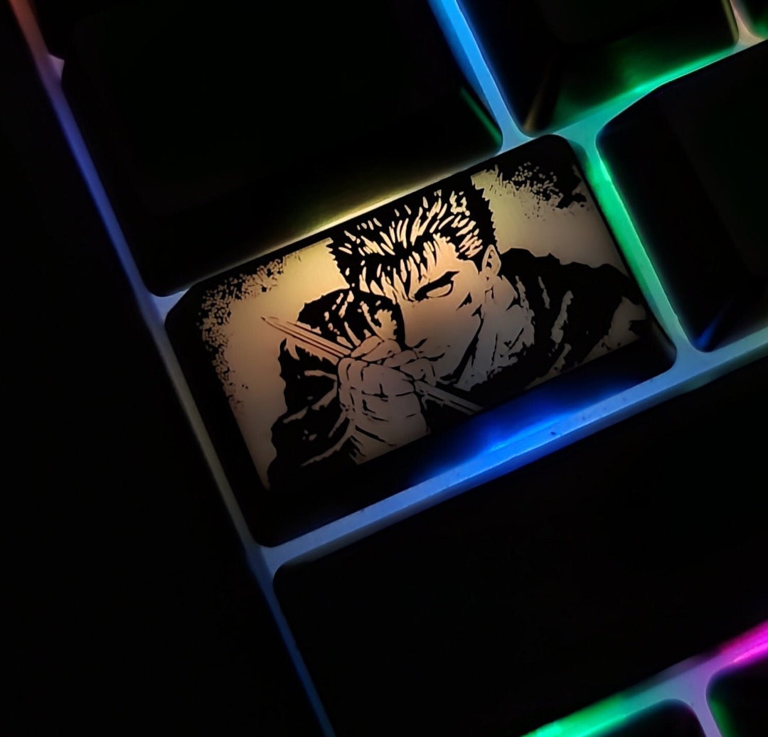 Berserk Backlit Keycap Pack | Custom Anime Theme Backlit Keycaps Pack ...