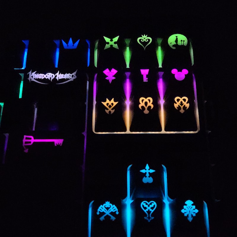 Keyboard Key Caps Hearts - Etsy