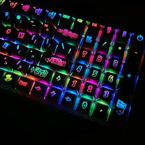 Persona5 Anime Theme Backlit Keycap Set | Anime Keycap Set | Mechanical ...