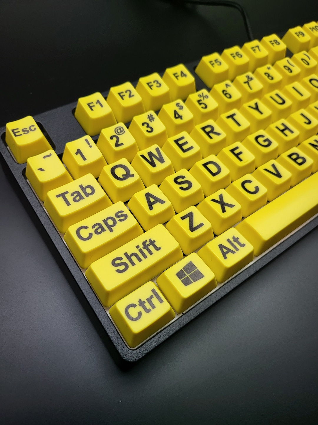 Custom Large Printed Mechanical Keyboard | Low Vision Mechanical ...