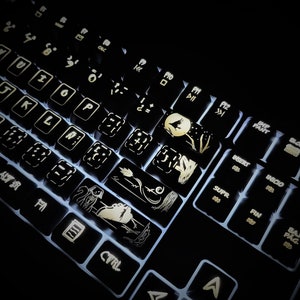 Spanish Language Layout Backlit Keycap Set - 104 Keys With 6.25 Layout ...