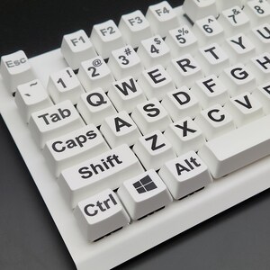 Large Printed Letter Mechanical Keyboard | Low Vision Mechanical ...
