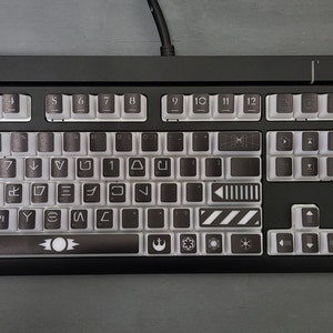Custom Aurebesh Star Wars Pudding Keycap Set: Mechanical Keyboard - Etsy