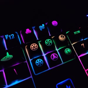The Legend of Zelda Theme Backlit Keycap Set | Mechanical Keyboard ...