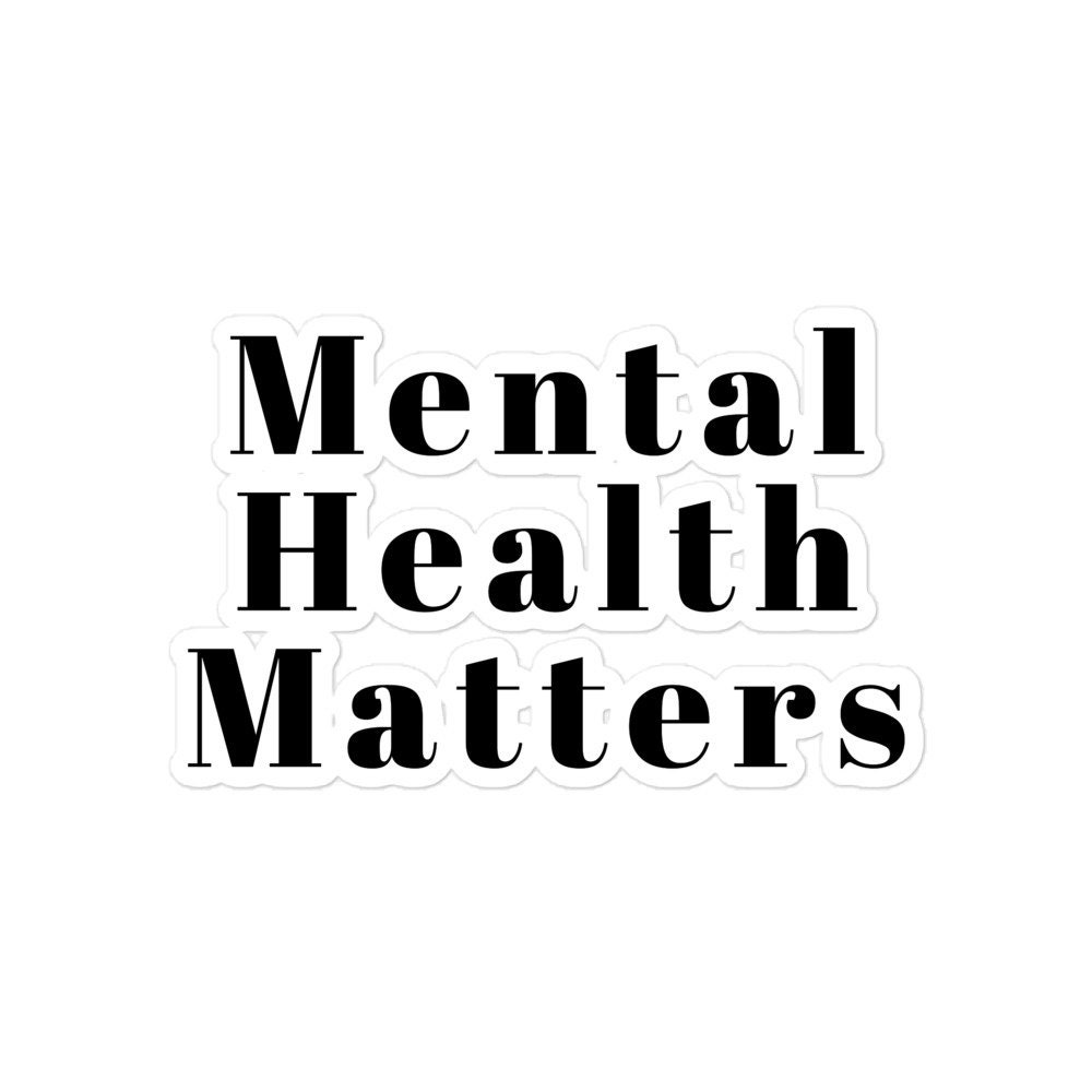 Mental Health Matters Sticker - Etsy