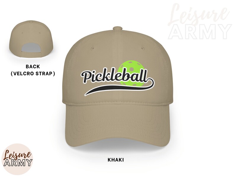Pickleball Sport Design Hat for Men & Women, Adjustable Stylish Pickleball Cap, Unisex ...