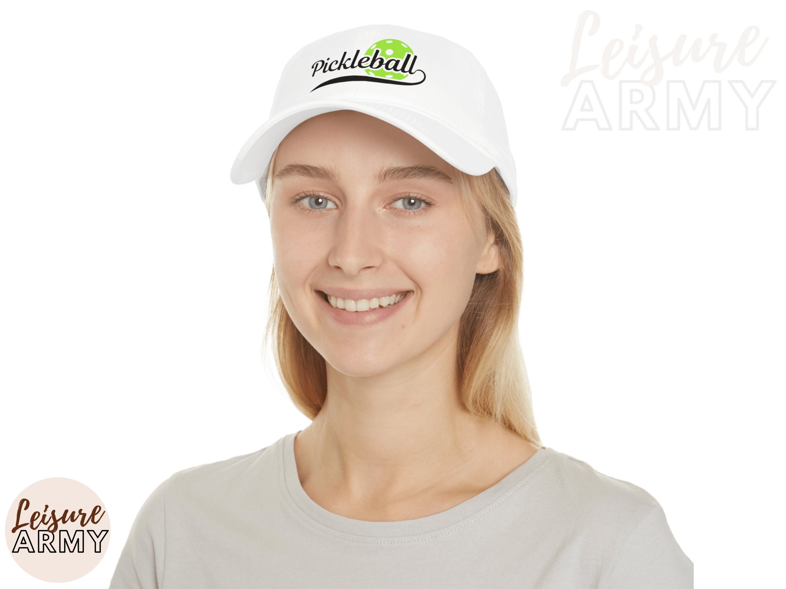 Pickleball Sport Design Hat for Men & Women, Adjustable Stylish ...