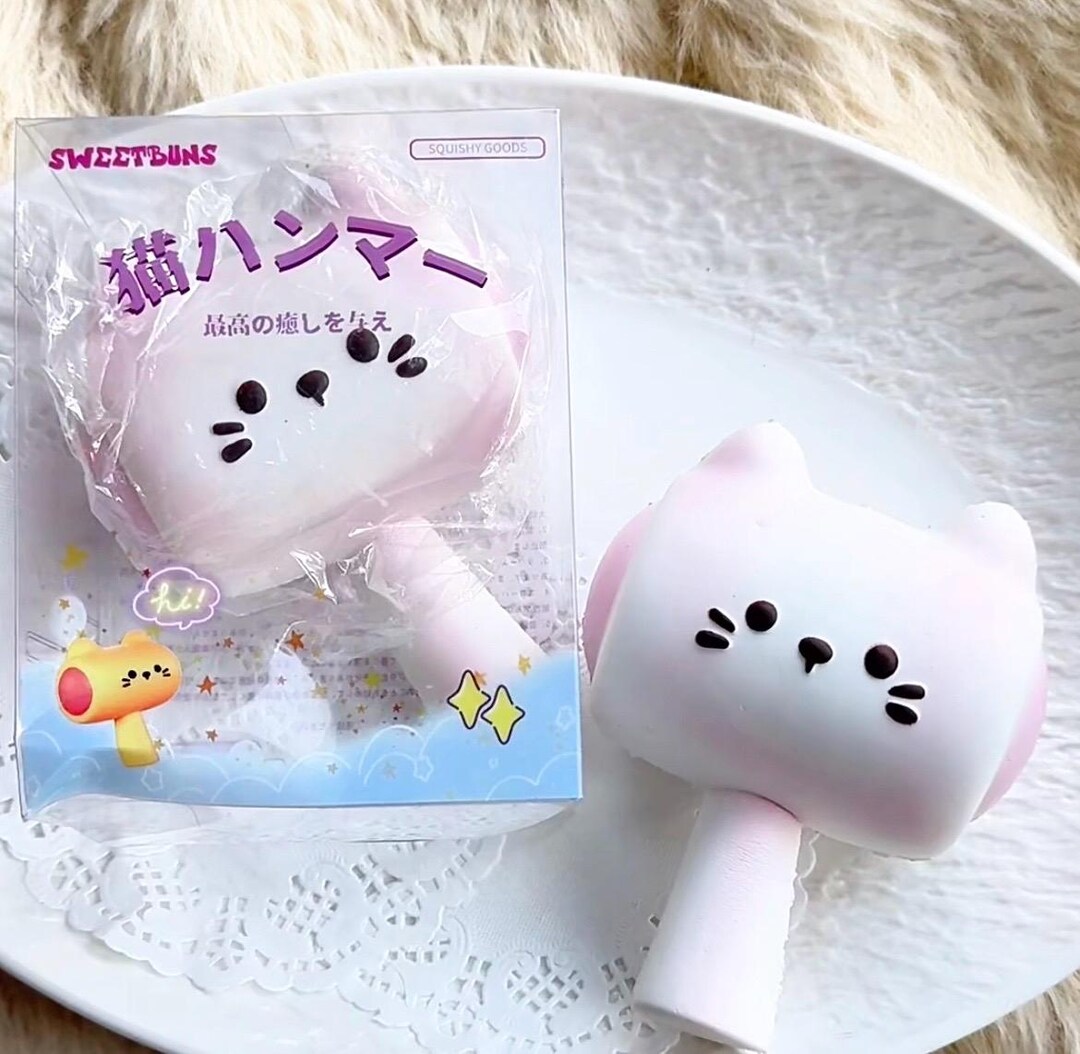 Sweetbuns Hammer Cat Squishy Toy - Etsy