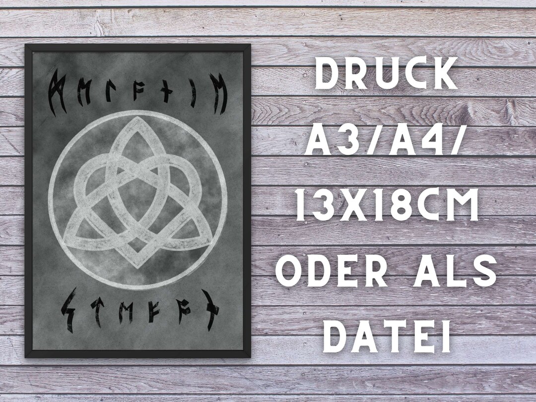 Personalized Runes Celtic Knot Gift Couple Wedding Engagement - Etsy