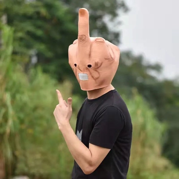 Latex Middle Finger Costume - Etsy