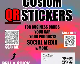 Business Car Decal Qr Code - Etsy