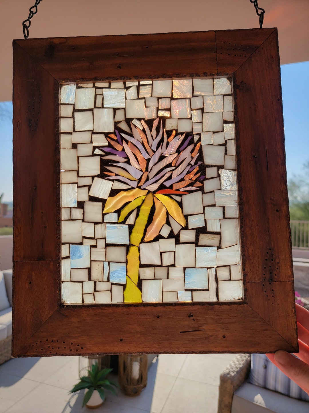 Thistle Grace - Stained Glass Mosaic - Nature's Splendor - Etsy