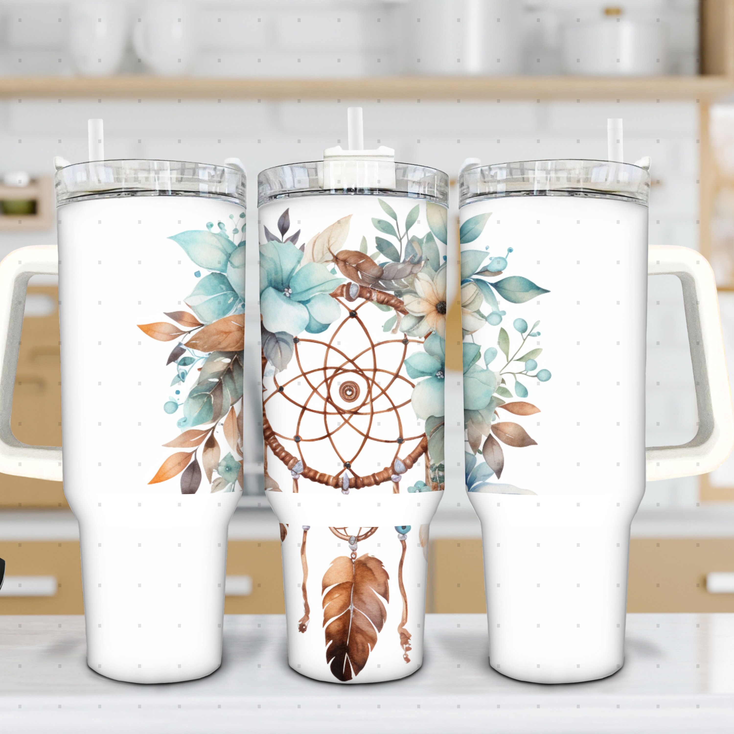 Dreamcatchers 40oz Quencher Sublimation Tumbler Wrap Design Stanley ...