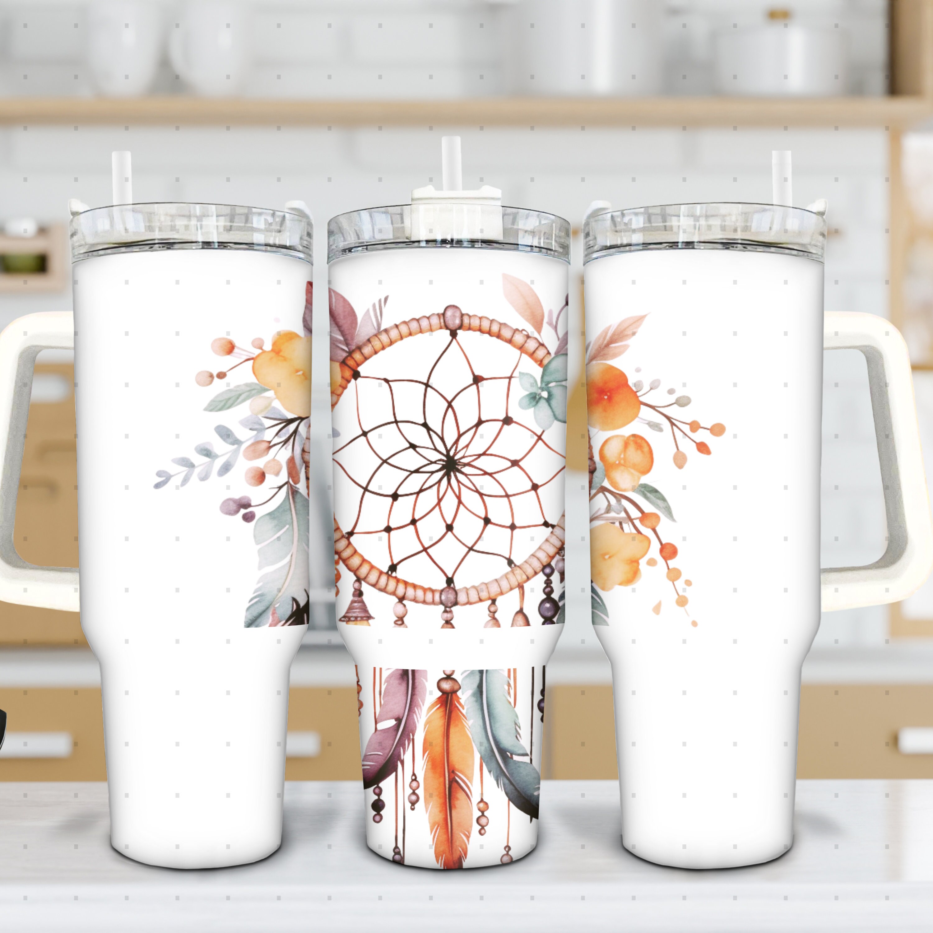 Dreamcatchers 40oz Quencher Sublimation Tumbler Wrap Design Stanley ...