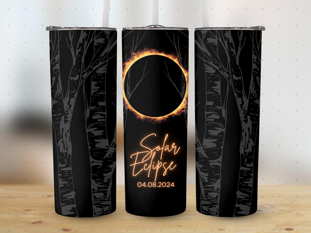 Solar Eclipse Tumbler Wrap Design Sublimation Tumbler Design - Etsy