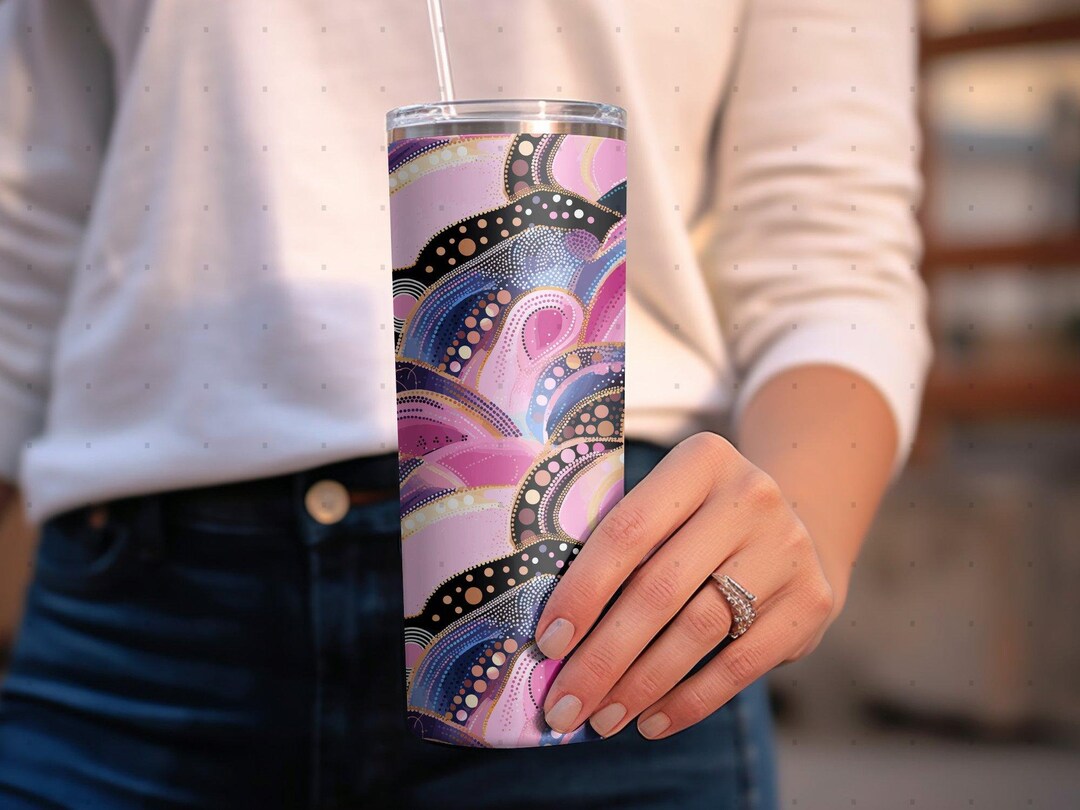 Aboriginal Pattern Sublimation Design Wrap | Seamless | Straight and ...