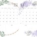 Floral Frame Calendar | Flowery Inspired Design | Calendar Template ...