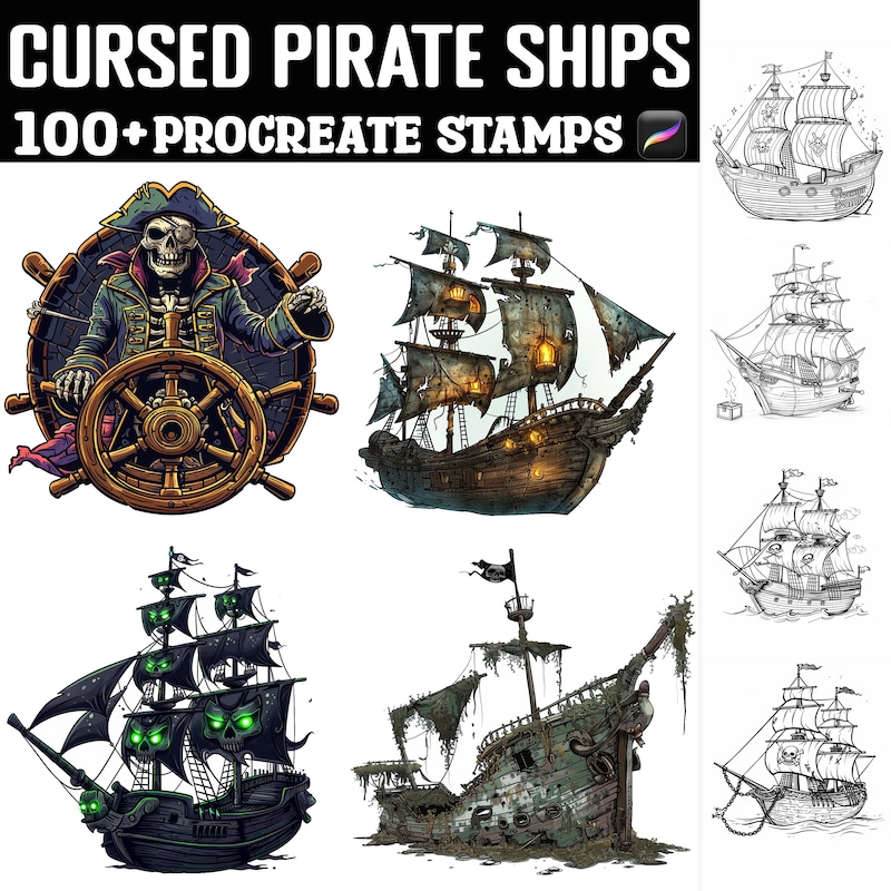 Pirate Ship Art - Etsy