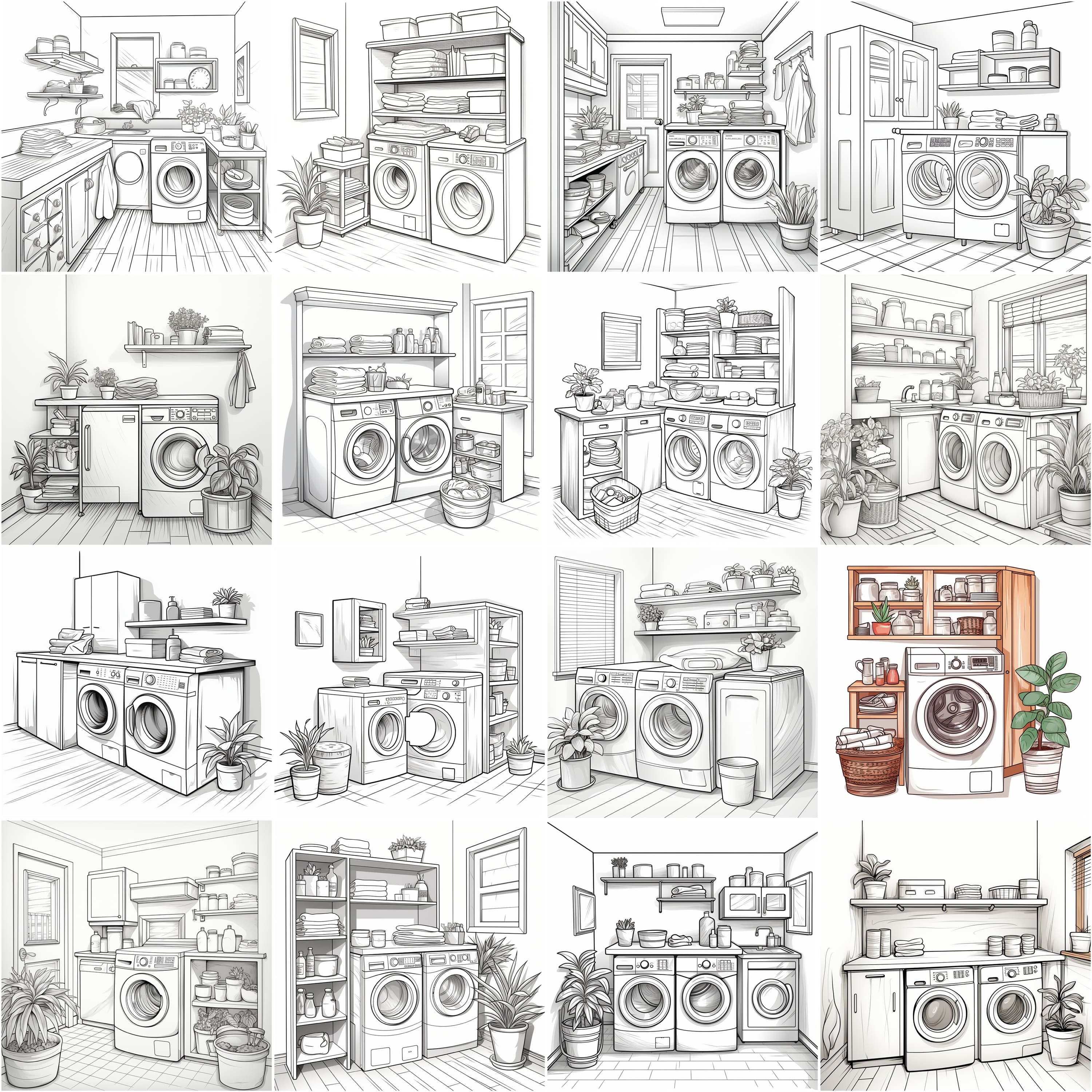 100 Procreate Laundry Room Stamps Laundry Room Guides - Etsy