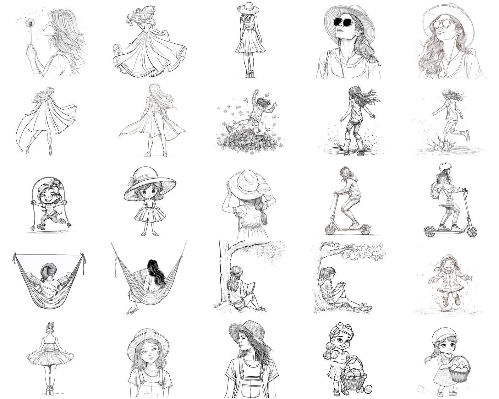 100+ Adorable Kids Procreate Stamps | Procreate Brushes | Instant ...