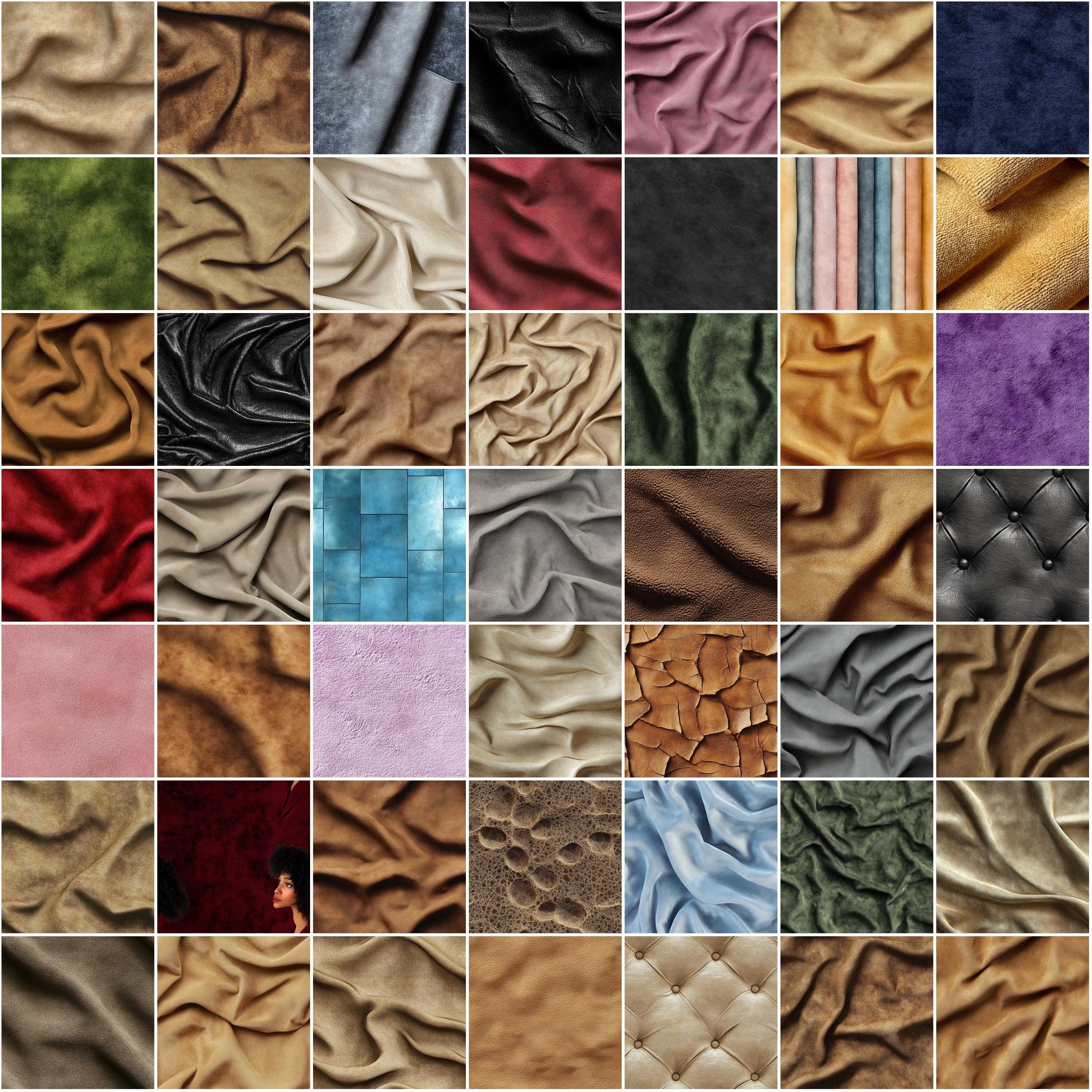 Suede Texture Procreate Brushes: 100+ Seamless Patterns (instant ...