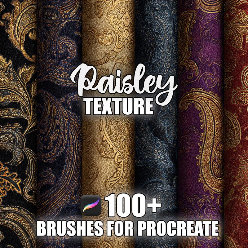 Paisley Brushes Procreate - Etsy