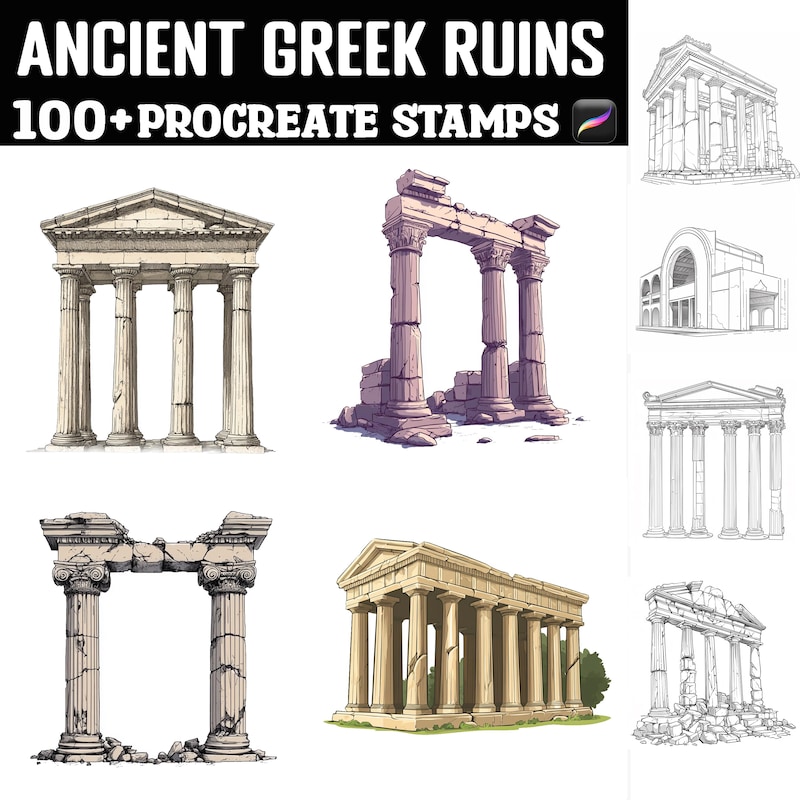 Greek Ruins Column Decor - Etsy