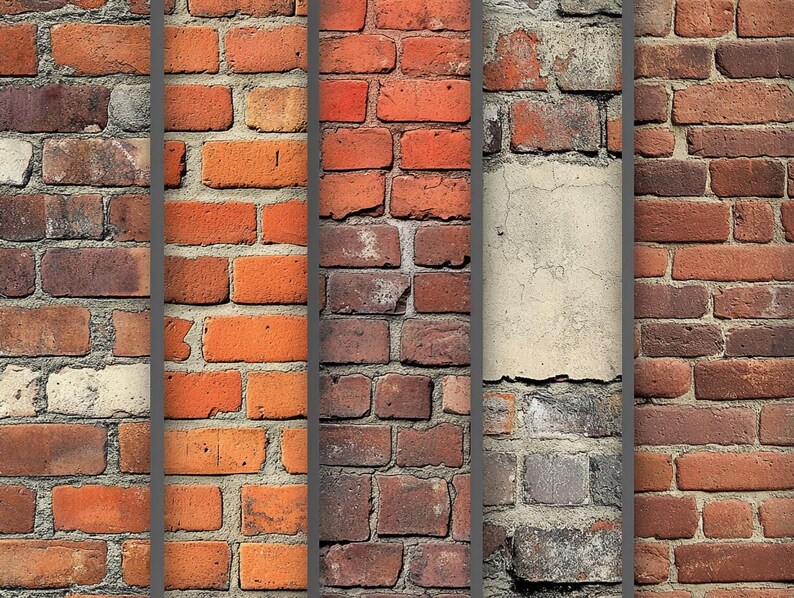 Brick Wall Texture Procreate Brushes: 100+ Seamless Patterns (instant ...