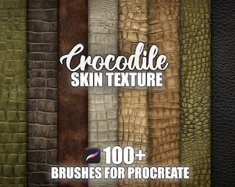 Crocodile Skin Texture Procreate Brushes: 100+ Seamless Reptile Patterns (instant Download) - Etsy